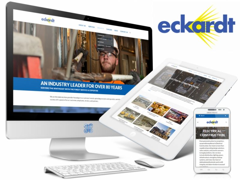 Eckardt Electric Construction Web Design Showcase